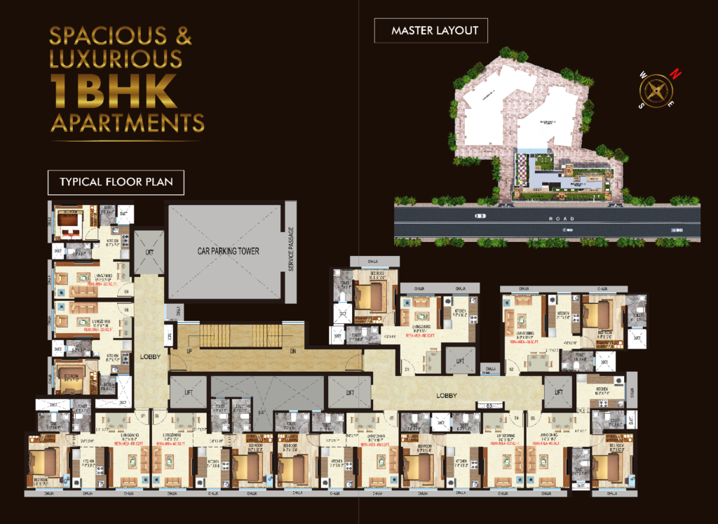 Nicco Ashtavinayak Apartments - Buy Finest 1BHK 92.5L*